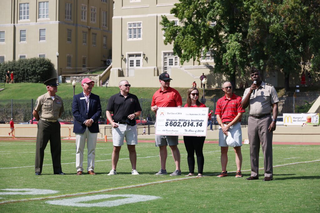 Alumni Present Reunion Giving Proceeds to the Institute - VMI Alumni ...