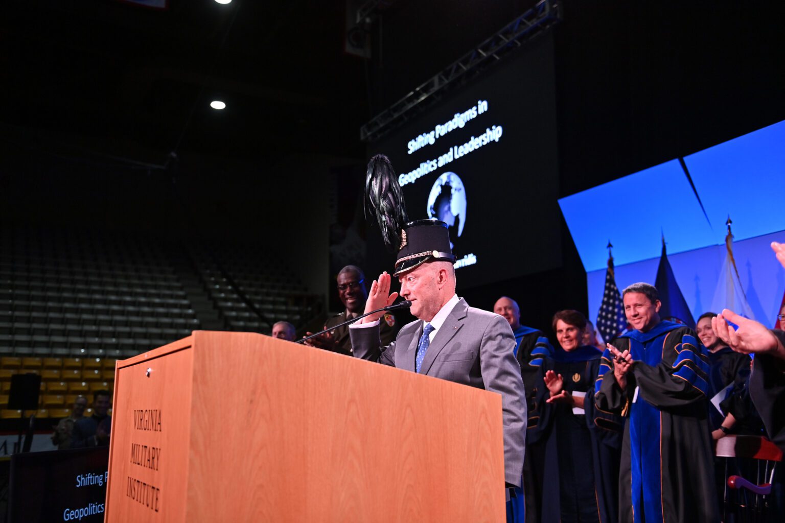 Four-Star Admiral Kicks Off VMI Academic Year - VMI Alumni Agencies